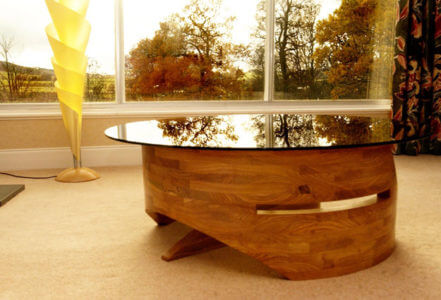 Spiral Coffee Table | Pete Hewitt Woodwork